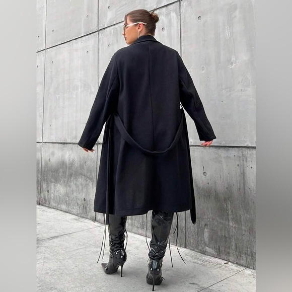 Mile High Clozet | Jackets & Coats | Frenchy Lapel Neck Double Breasted ...